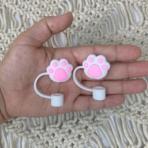 Stanley Cup Straw Topper Paw Print Straw Topper Gift for Dog Mom ...