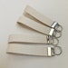 Canvas Keychain Blank Cotton Canvas Wristlet Blank Keychain Supplies ...