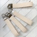 Canvas Keychain Blank Cotton Canvas Wristlet Blank Keychain Supplies ...