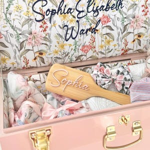 Personalized Baby Keepsake Trunk Large Storage Gift for Newborn Nursery ...