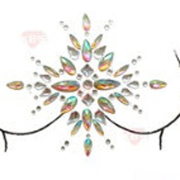 Rhinestone Body Jewelry - Etsy