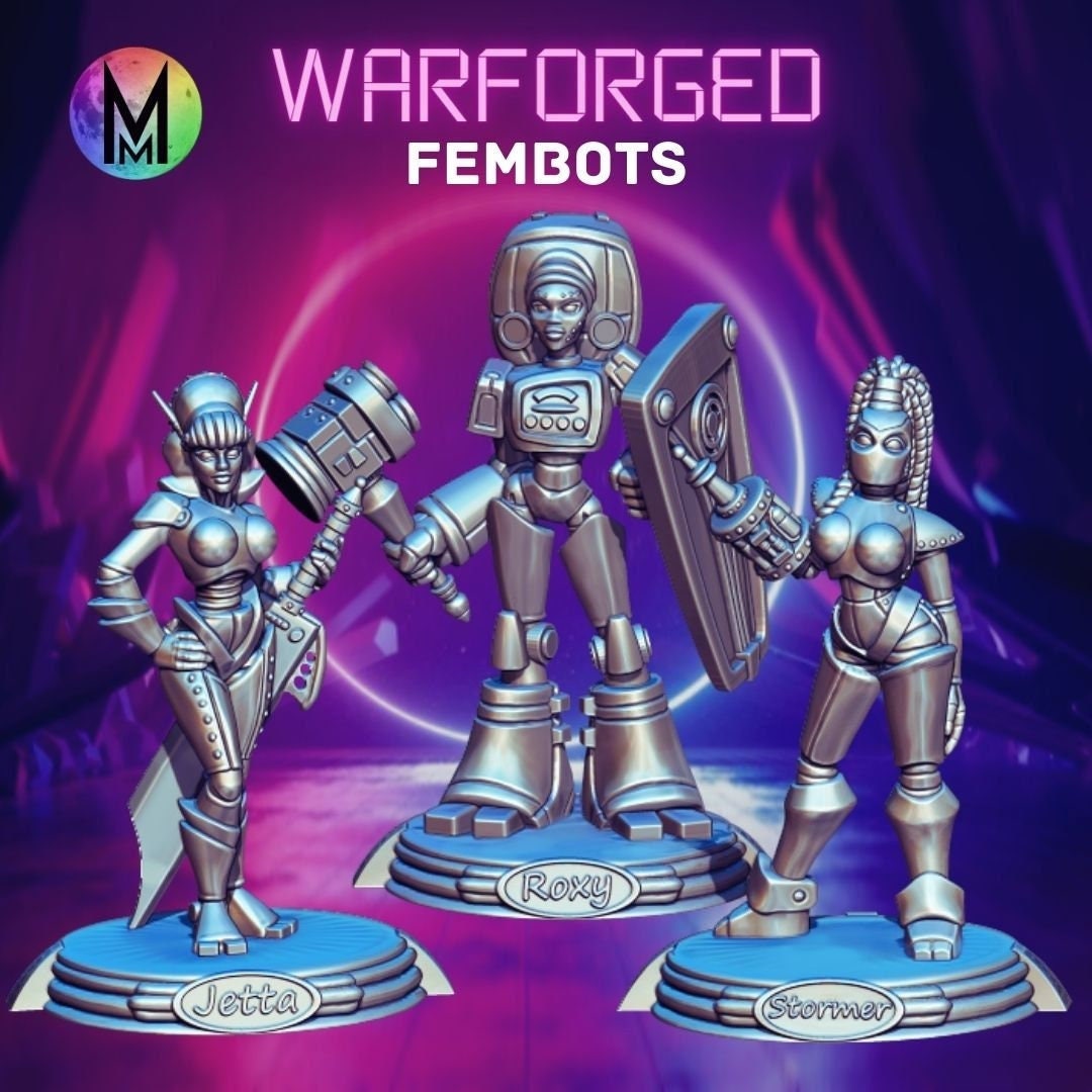 Set of 3 Fembots - Etsy