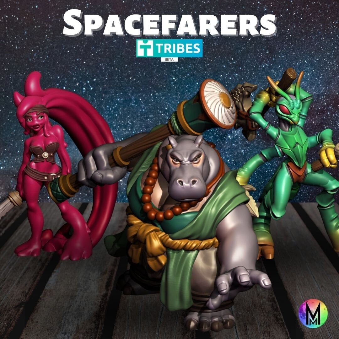 Set of 3 Spacefarers - Etsy