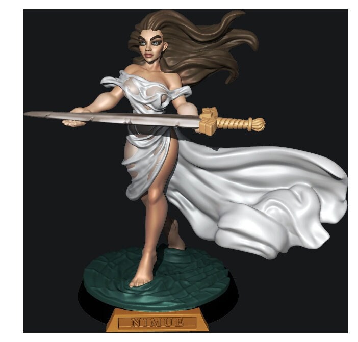 Nimue Lady of the Lake 32 or 75mm Scale - Etsy