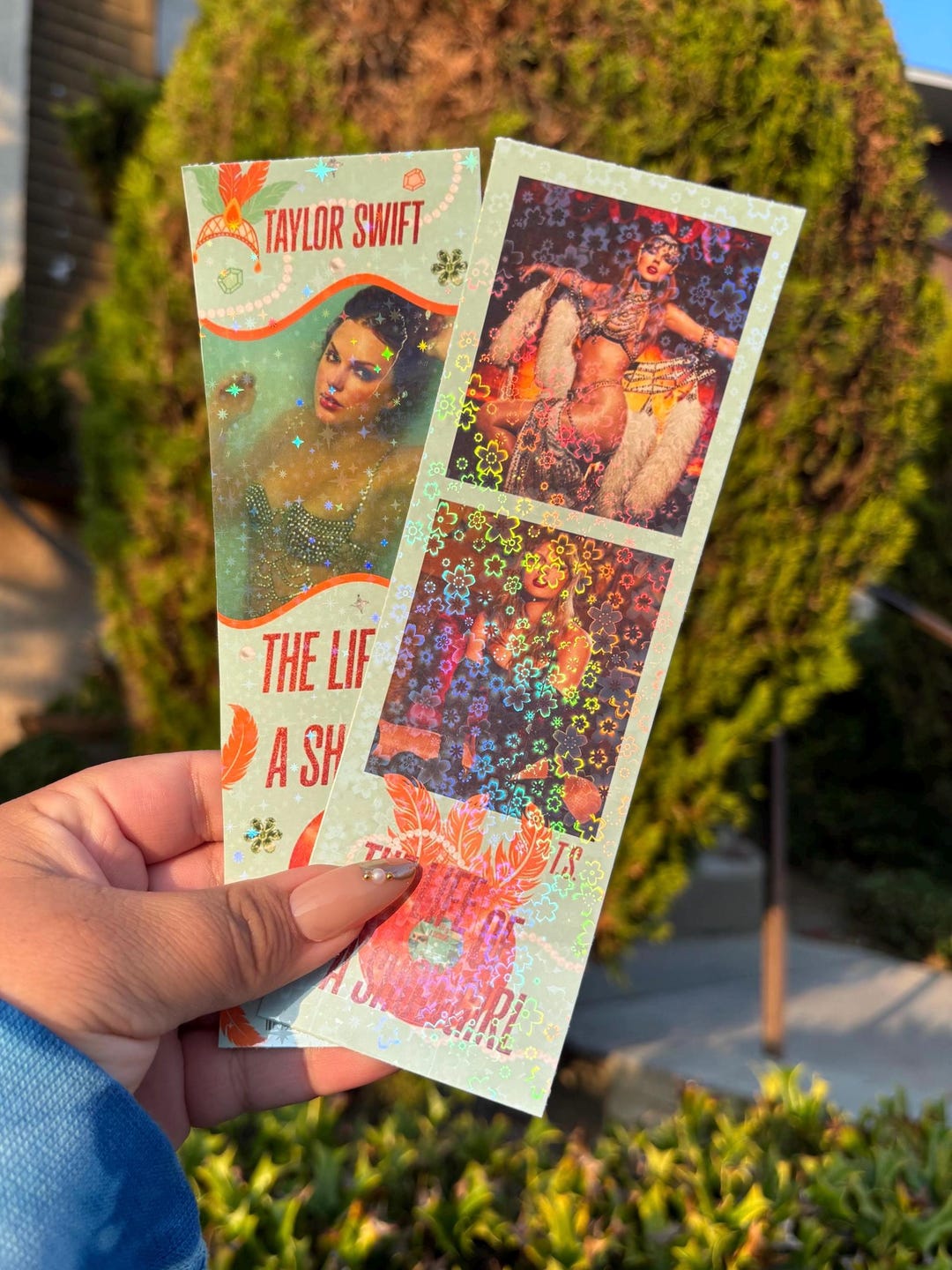 Taylor Swift the Life of A Showgirl Bookmark Ticket - Etsy
