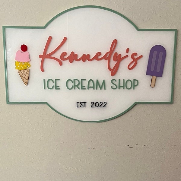 Custom Ice Cream - Etsy