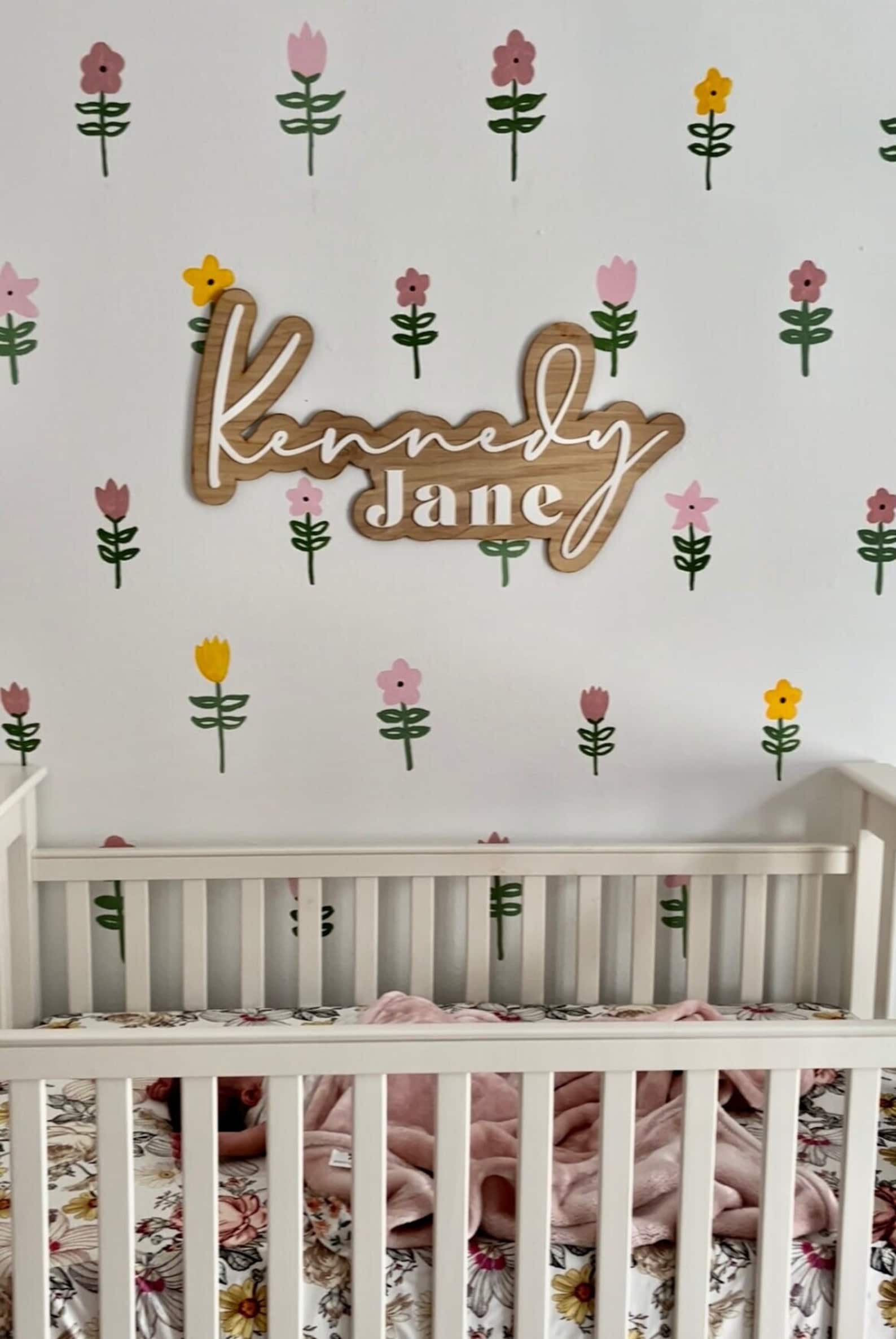 Double Layered Nursery Name Signs - Etsy