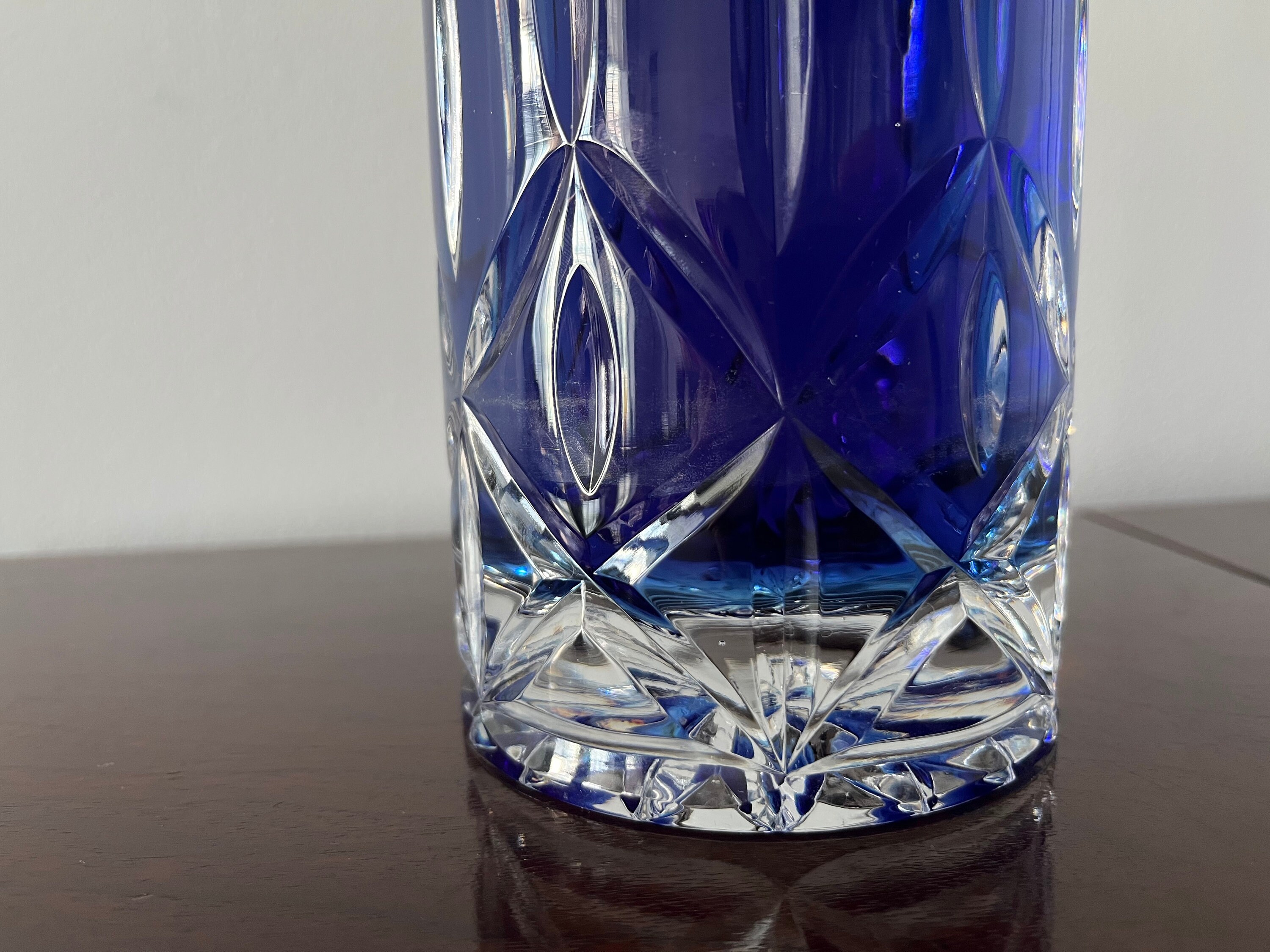 Block Crystal Decanter Olympic round - Etsy