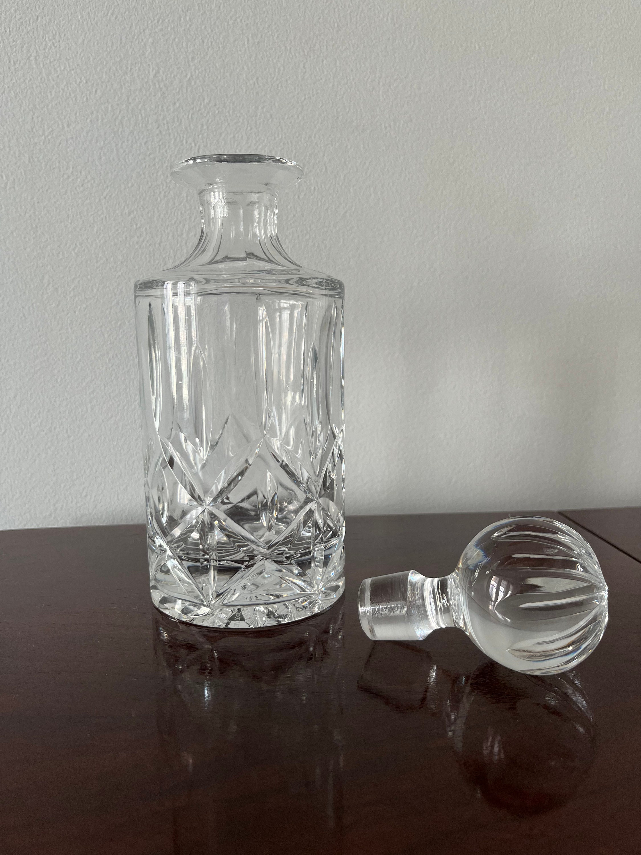 Block Crystal Decanter Olympic (round) - Etsy