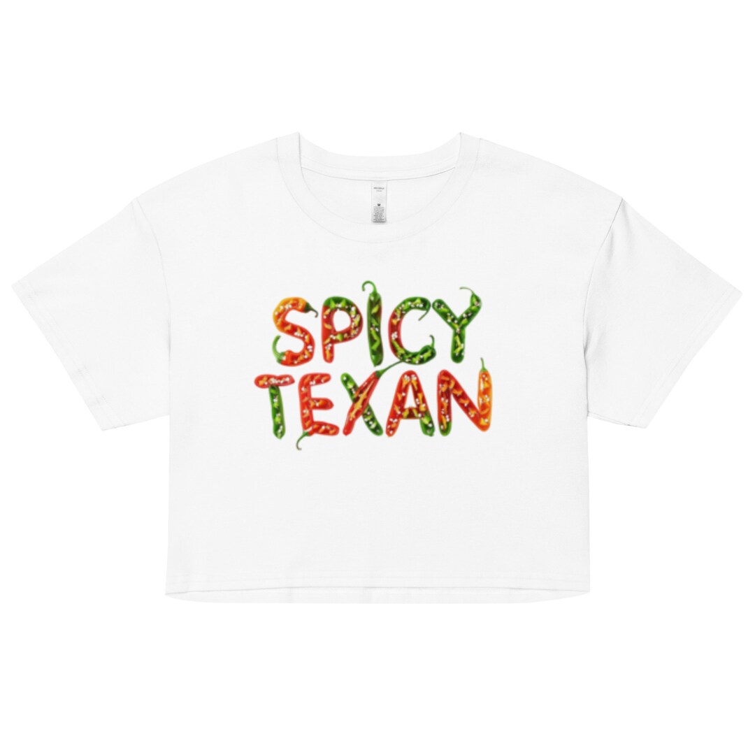 Spicy Texan - Texas Jalapeno Themed Women’s Crop Top - Etsy