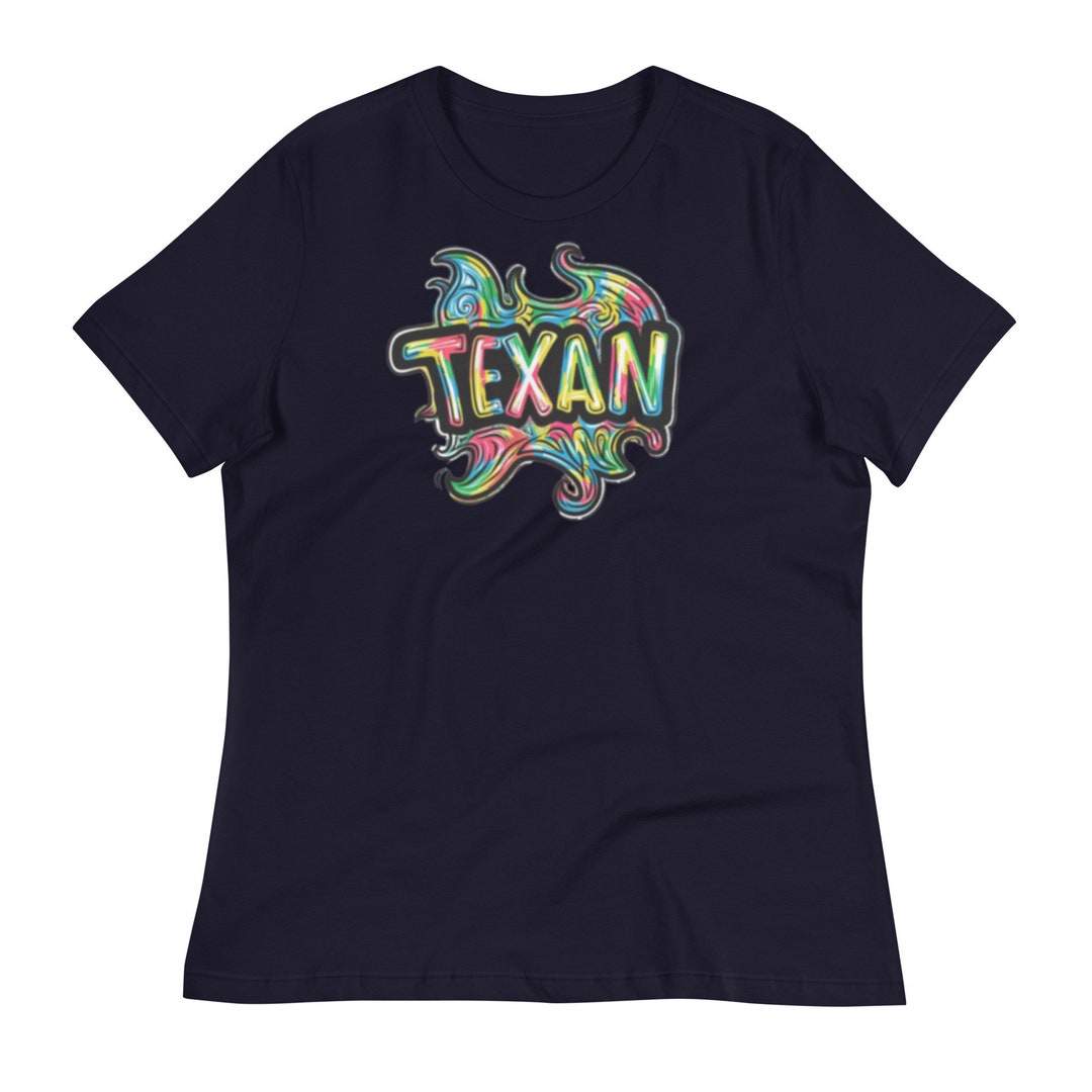 Proud Texan - Texas Themed Women's Relaxed T-shirt - Etsy