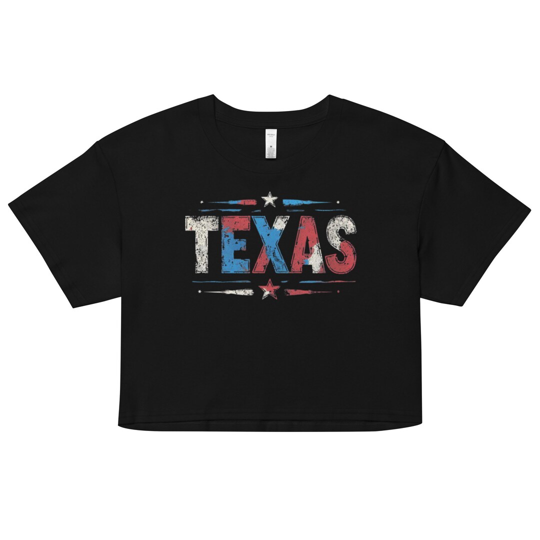 Texas Women’s Crop Top - Etsy