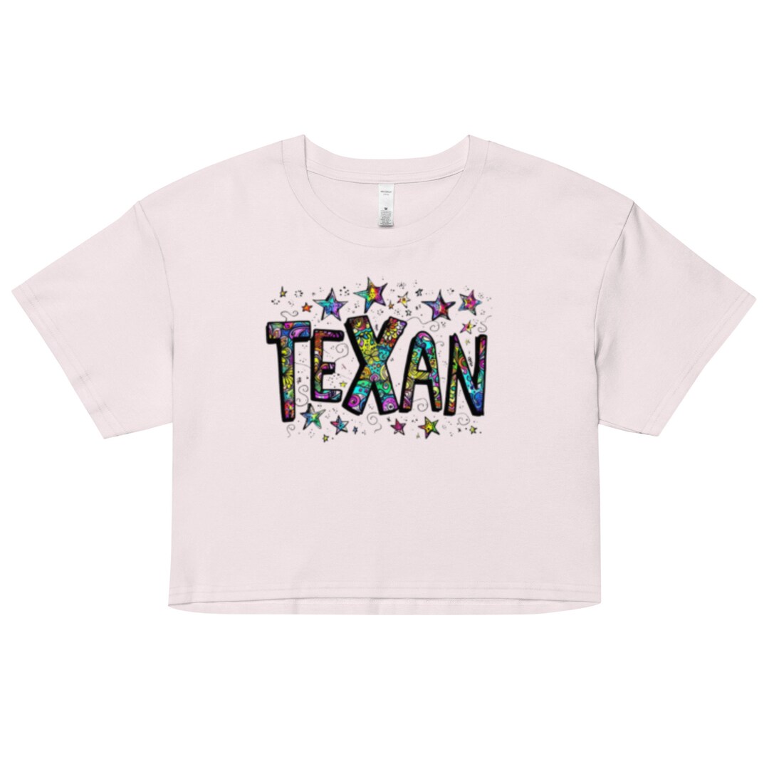 Texan Star Texas Themed Southern Style Women’s Crop Top - Etsy