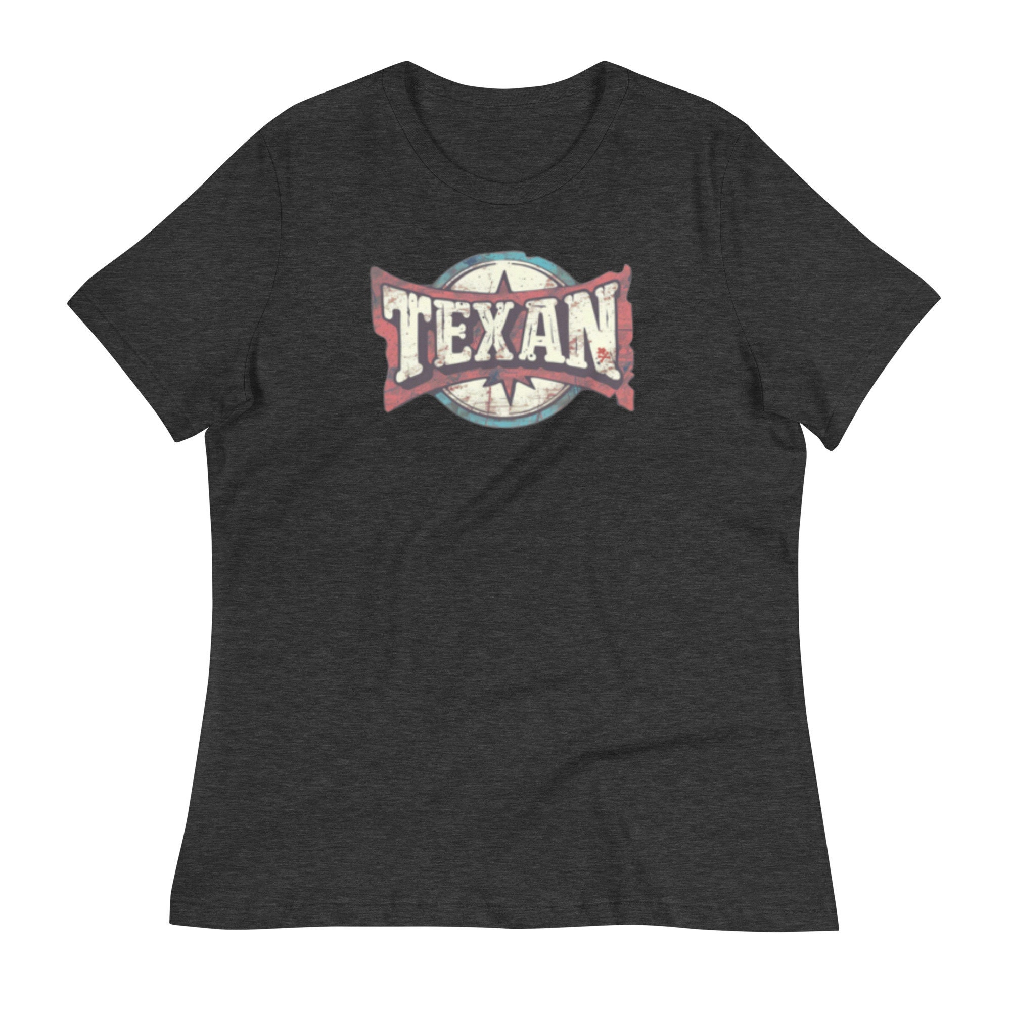 Texan Vintage Style Southern Themed Women's Relaxed T-shirt - Etsy