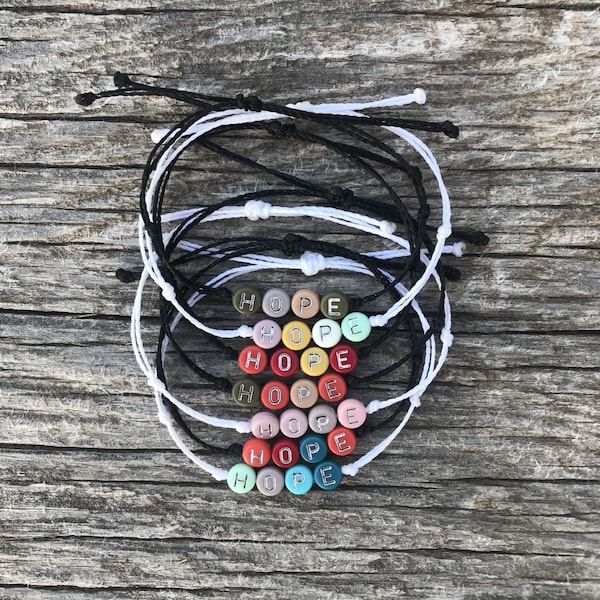 Hope Bracelets - Etsy