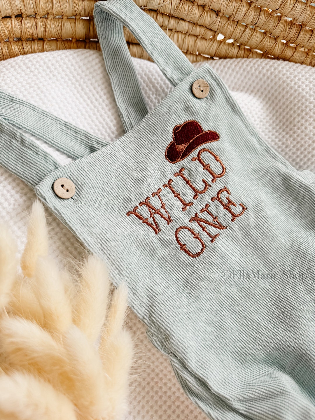 Wild One Outfit, My First Rodeo, First Birthday, Cowboy Hat Embroidered ...