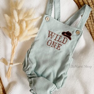 Wild One Outfit, My First Rodeo, First Birthday, Cowboy Hat Embroidered ...