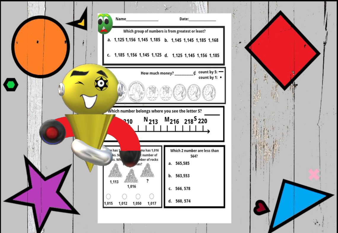 38 Pages Part 3 2nd Grade Math Worksheets Addition & Subtraction Math ...