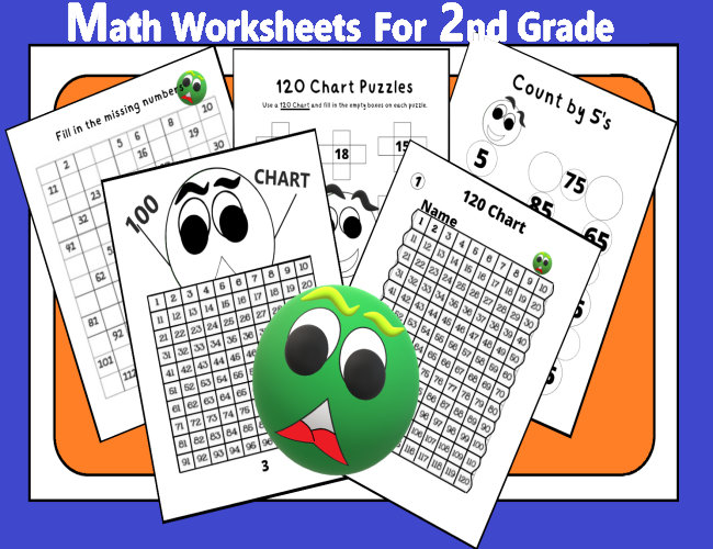 30 Pages| 2nd Grade Math Worksheets| Addition, Subtraction| Skip ...