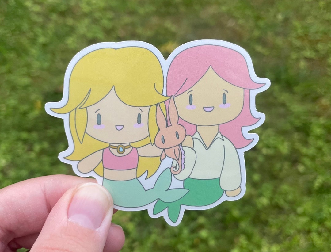 Chibi Mermaid Friends Vinyl Sticker - Mermaid Mode - Etsy