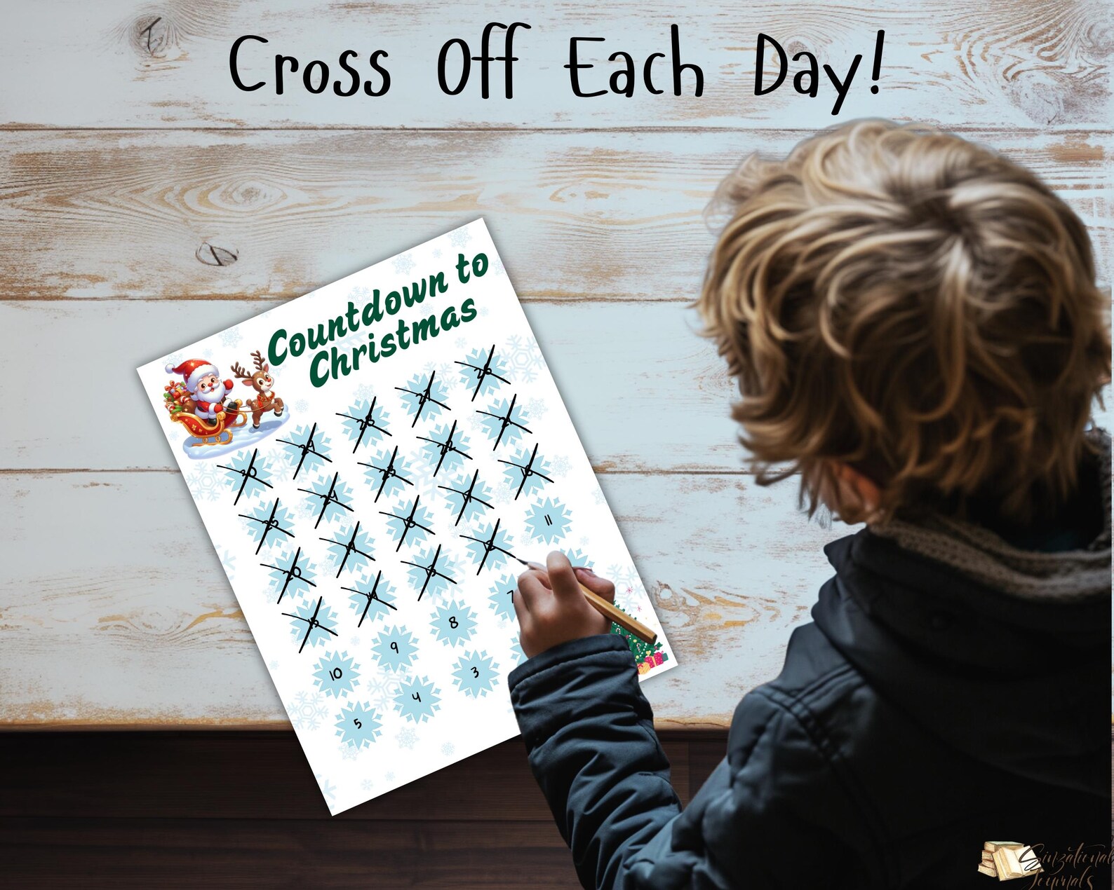 Christmas 30-day Countdown Calendar for Kids, School, Sunday School ...