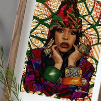 Erykah Badu - Baduizm Poster | Retro 90s Neo-soul Wall Art - Etsy