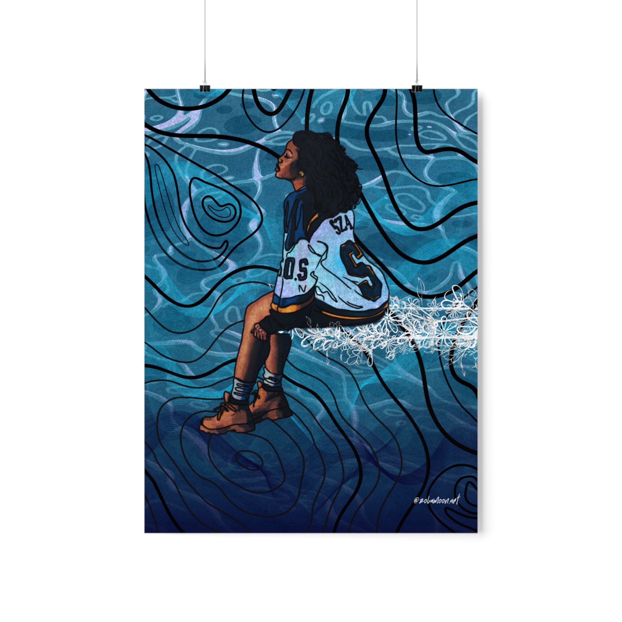Sza's Iconic S.O.S. Poster Print - A Must-have for Any Fan of the ...