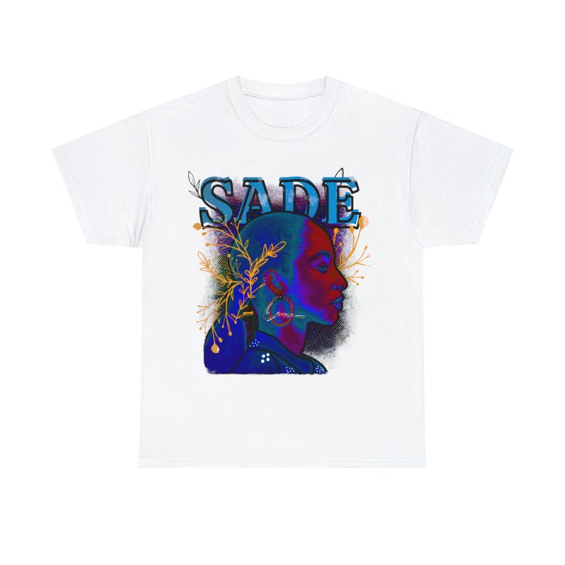 Sade Adu Music Icon T-shirt: Vintage Inspired Soul Singer Tee for Men ...