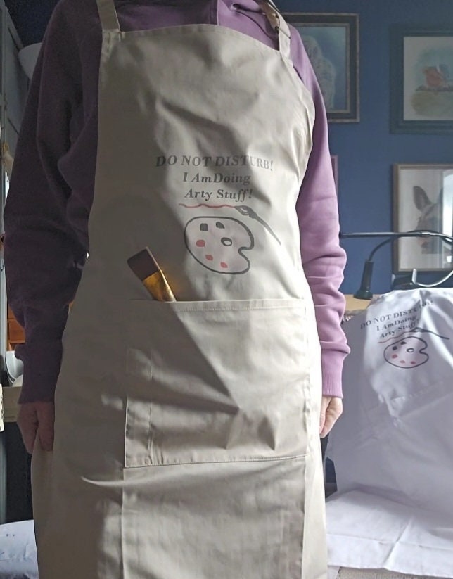 Artists Apron, Front Pocket, Painting Apron, Art and Craft Apron, Gift ...