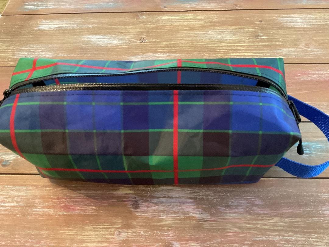 Plaid Dopp Kit Made X-PAC V15 Fabric - Etsy