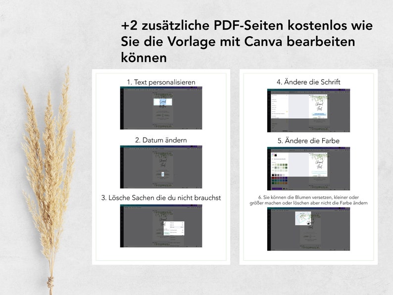 20 Hochzeit Templates in Schwarz & Weiß Riesen Paket Carla - Etsy
