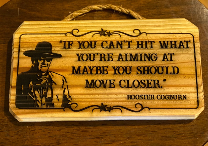 John Wayne Bathroom Sign - Etsy