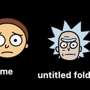 Rick and Morty Folders, Adultswim Icons, MacBook Windows Laptop Folders ...