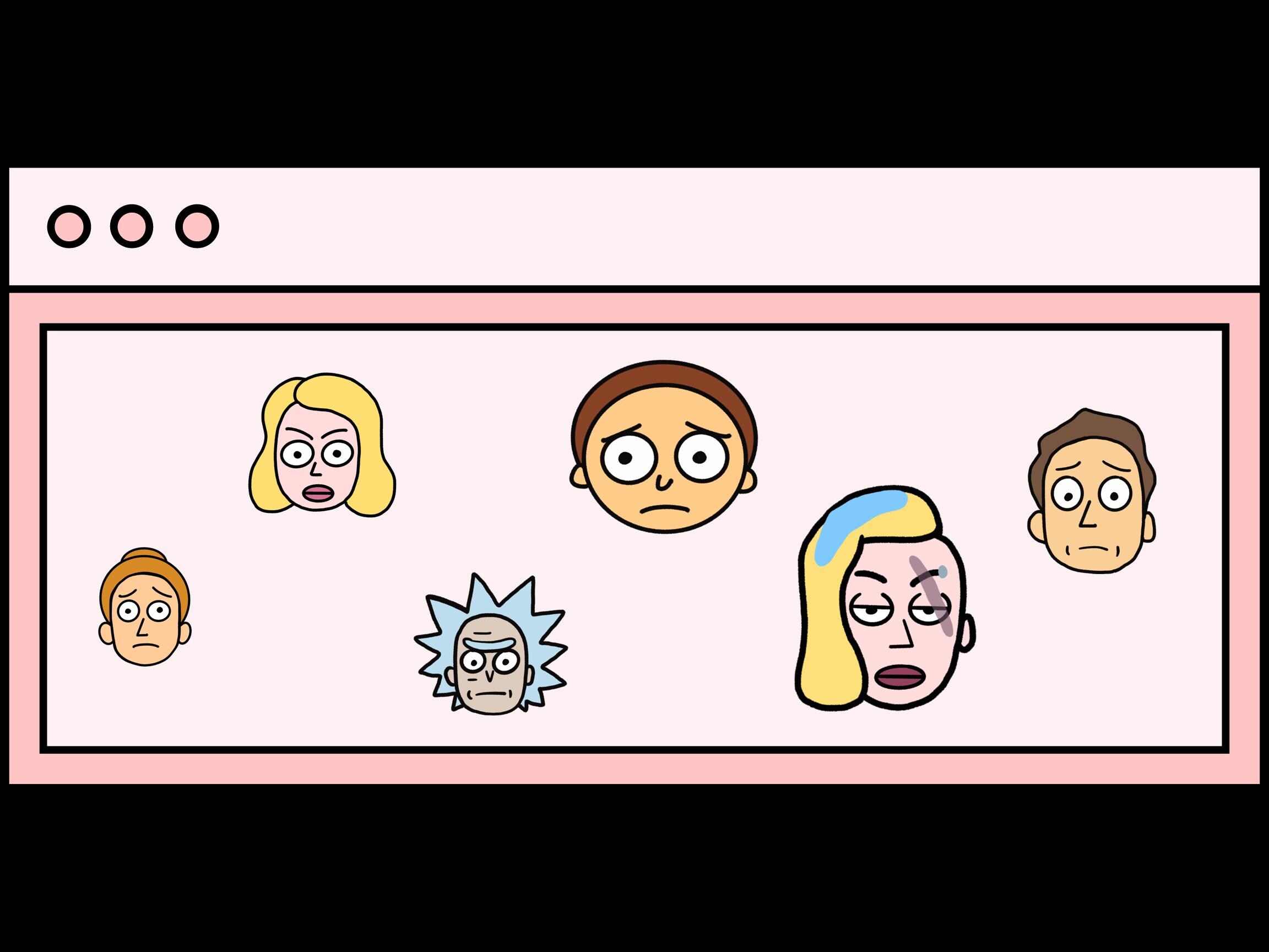 Rick and Morty Folders, Adultswim Icons, MacBook Windows Laptop Folders ...