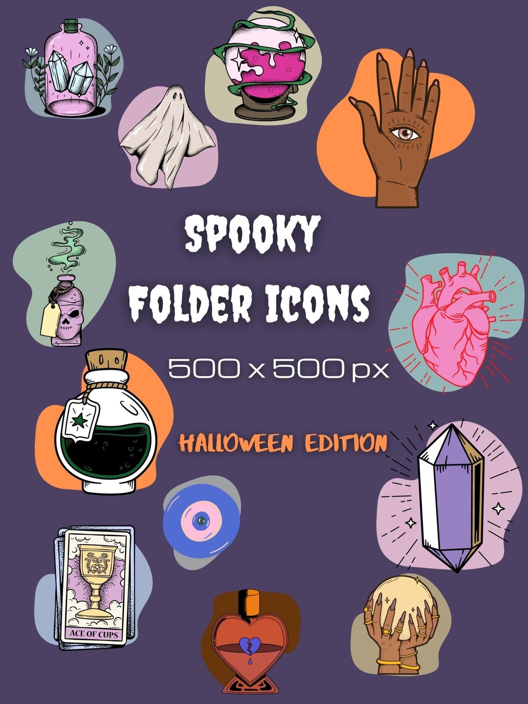 Dark Girl Magic Folders Dark Magic Icons MacBook Windows Laptop Folders ...