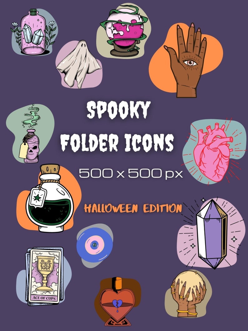 Dark Girl Magic Folders Dark Magic Icons MacBook Windows Laptop Folders ...