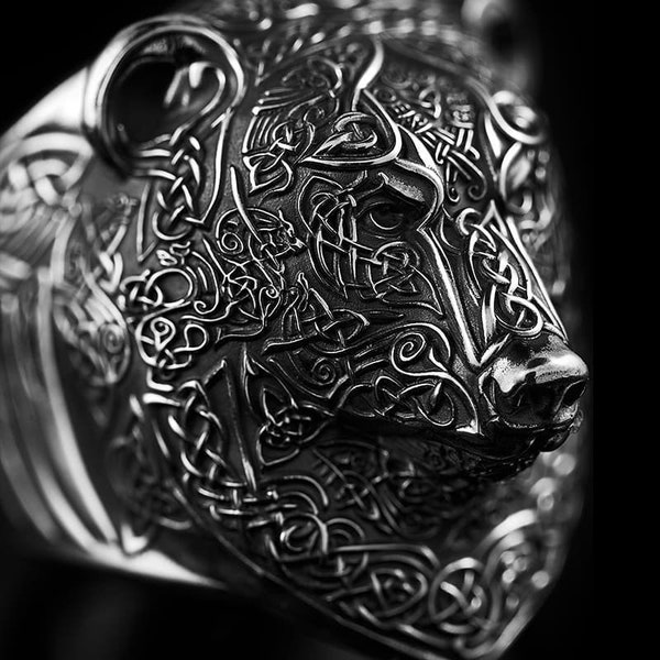 Bear Signet Ring - Etsy