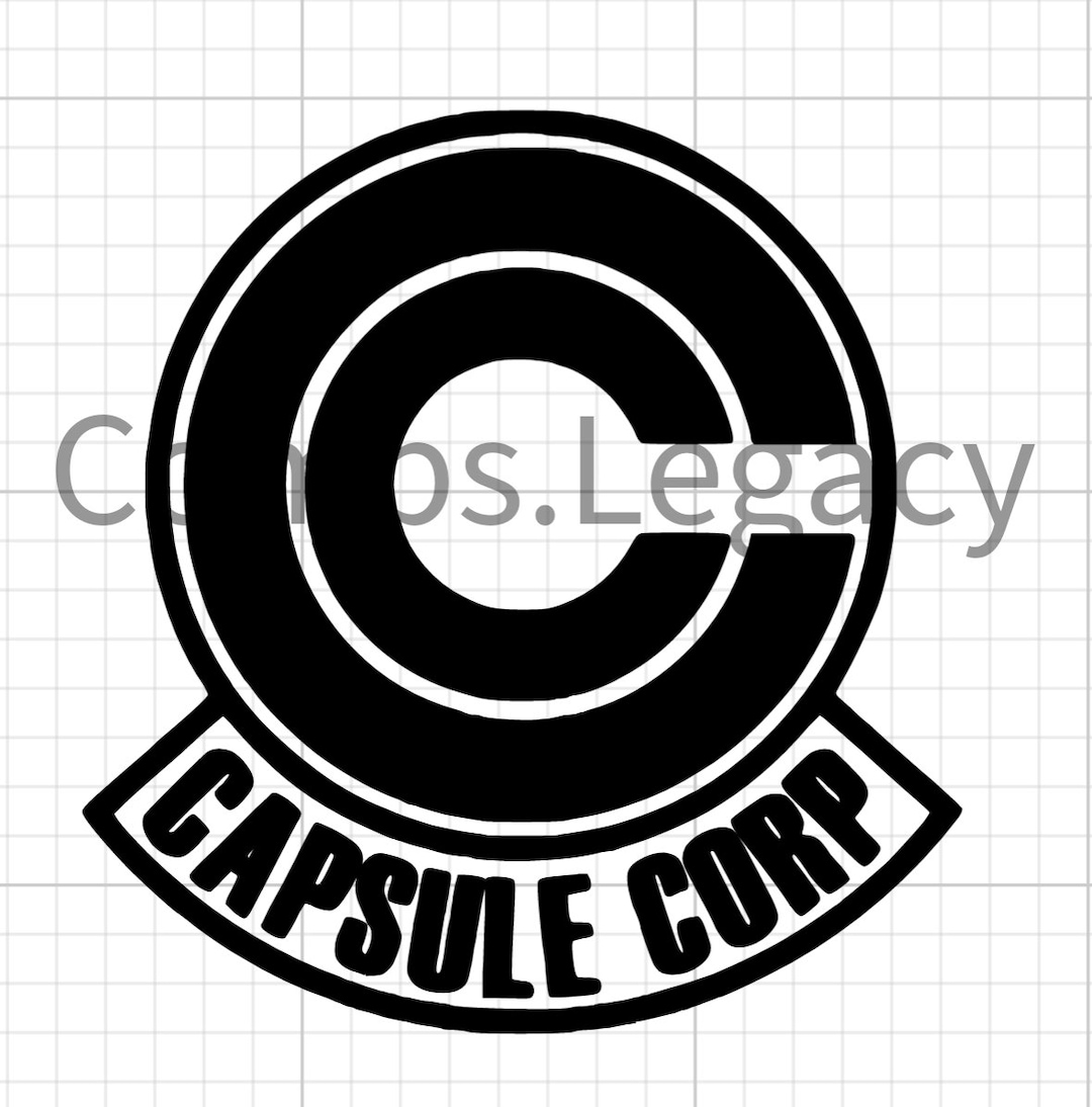 Capsule Corp Decal DBZ Car Decal, Laptop, Water Bottle, Sticker - Etsy