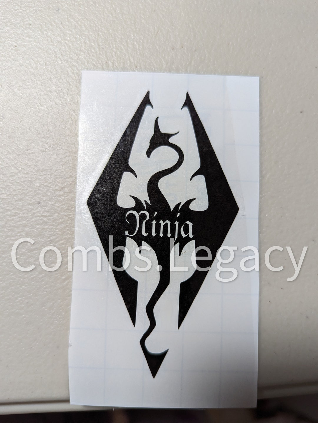 Personalized Skyrim Decal Car Decal, Window Sticker, Sticker, Decal ...