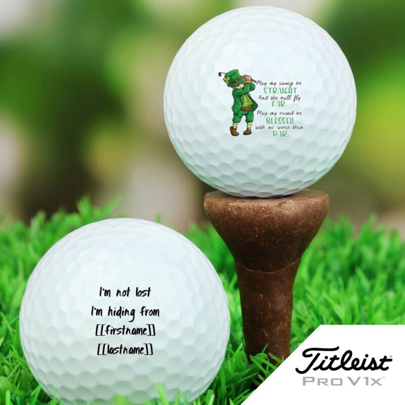 Golfer Prayer - Personalized Golf Balls - Set of 3 - Titleist Pro V1x ...