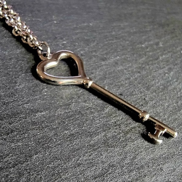 Long Key Necklace - Etsy