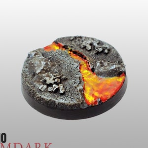 Lava Flow Miniature Base - Etsy