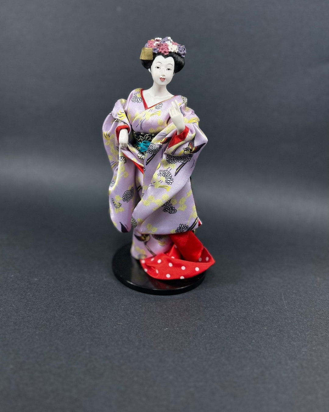 Vintage Asian Geisha Figurine, the Ashton-drake Galleries Asian Woman ...