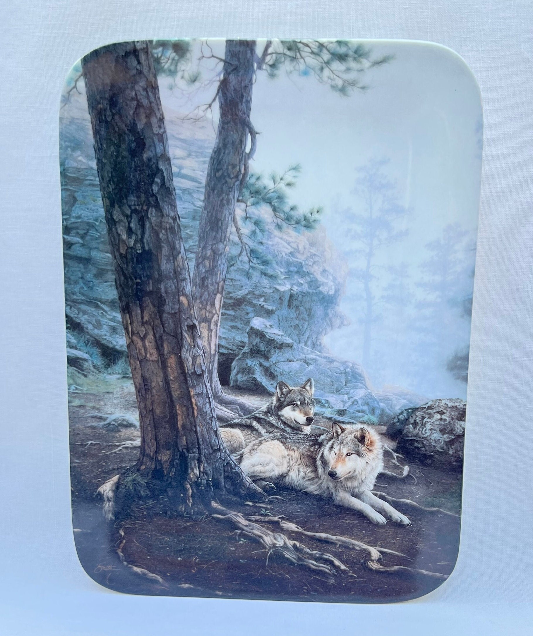 Daniel Smith Wildlife Plates: Bradford Exchange Nature's Harmony Set - Etsy