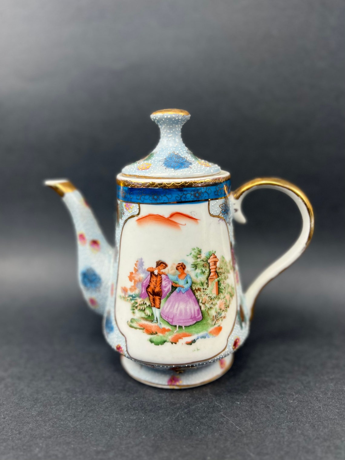 Vintage Tea Set, Victorian Style Three Piece Tea Set, Victorian Love ...