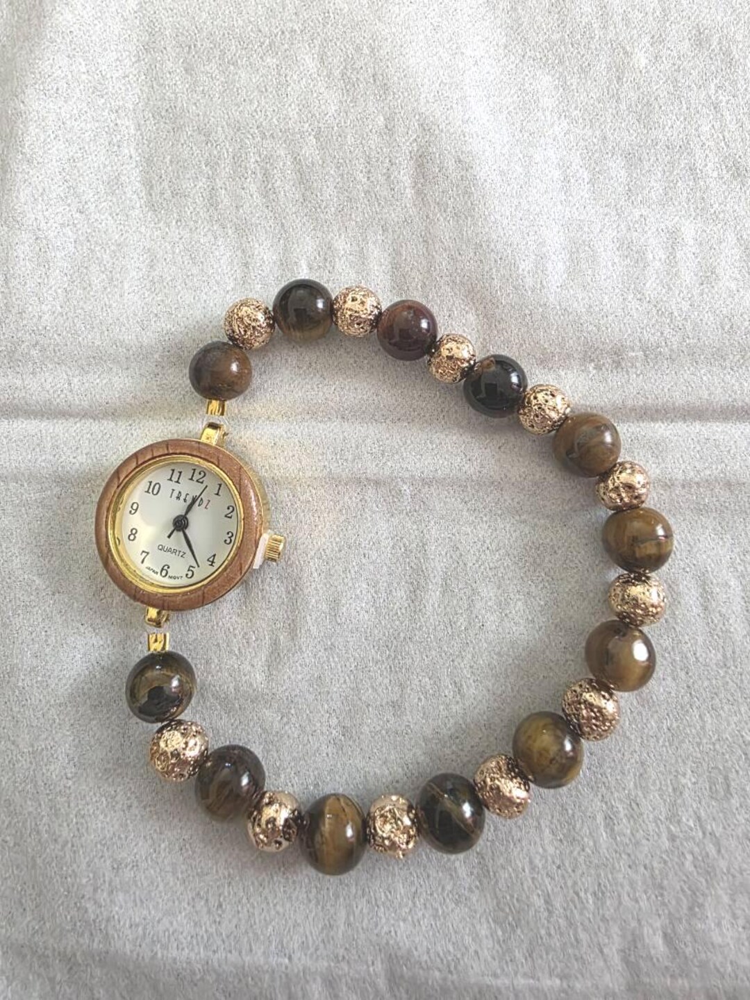 Tiger Eye Watch - Etsy