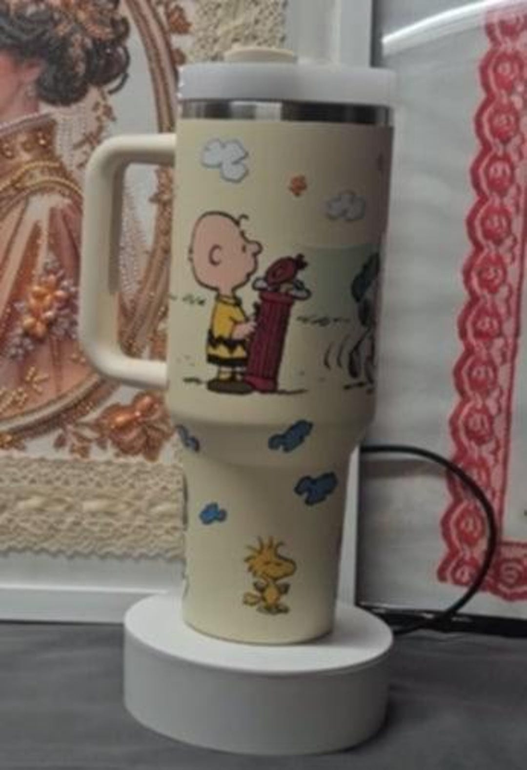 Charlie & Snoopy Stanley 40oz Tumbler - Etsy
