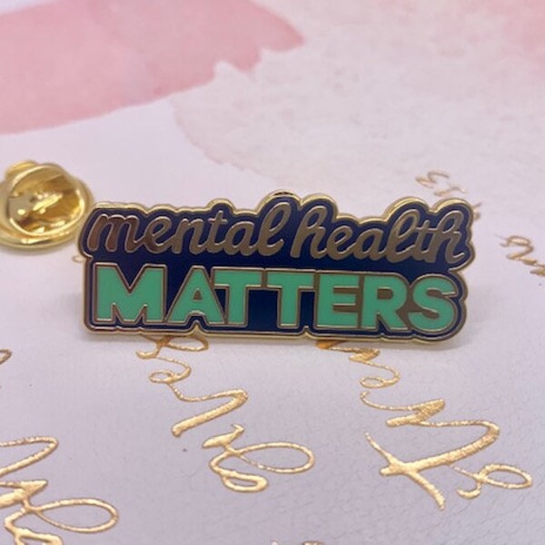 Mental Health Pin - Etsy