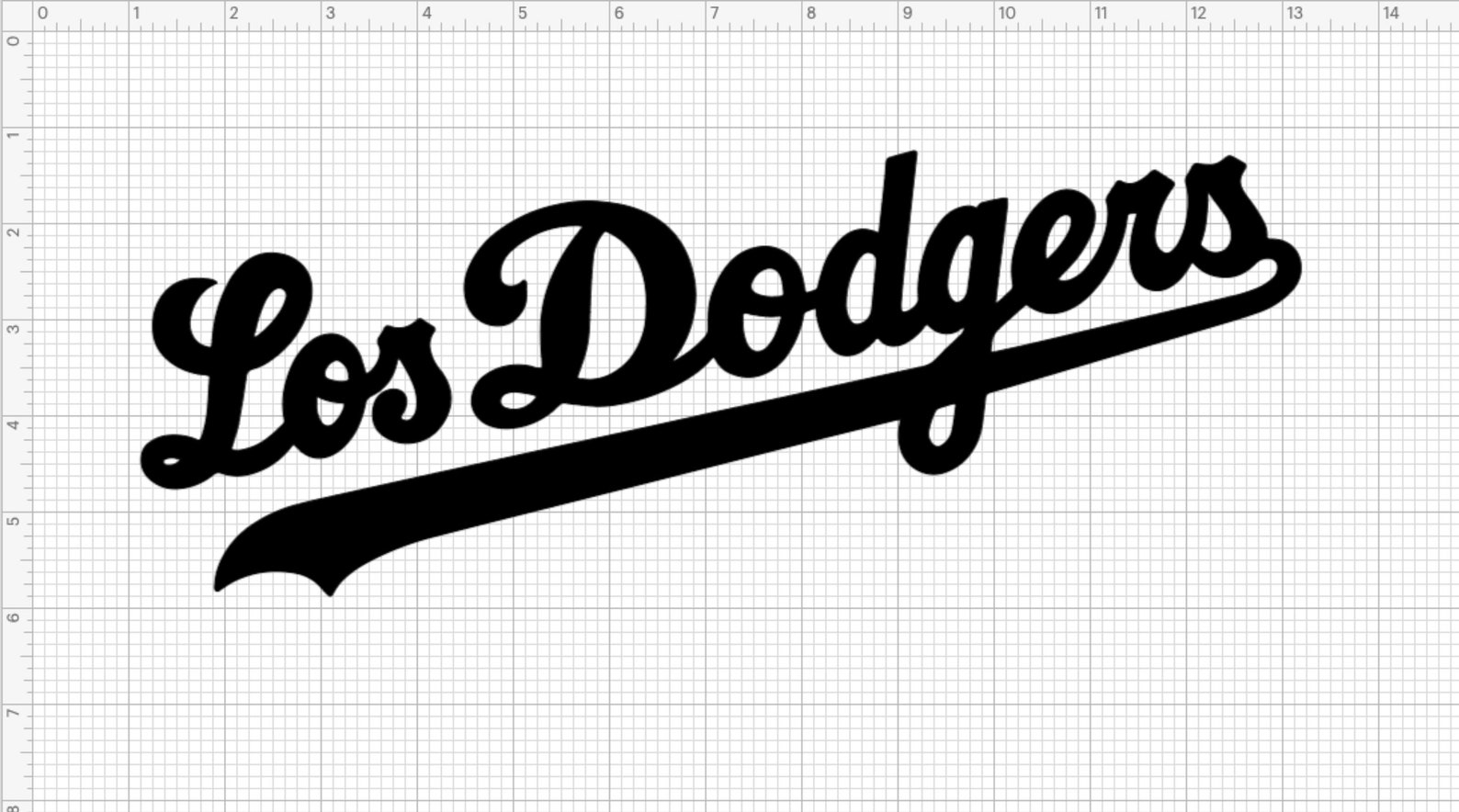 Los Dodgers Printable Design SVG and PNG Files Included. - Etsy