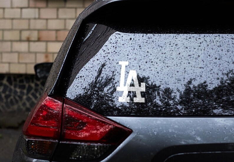 Los Angeles Dodgers LA Logo Window Decal. Pick Your Size. - Etsy